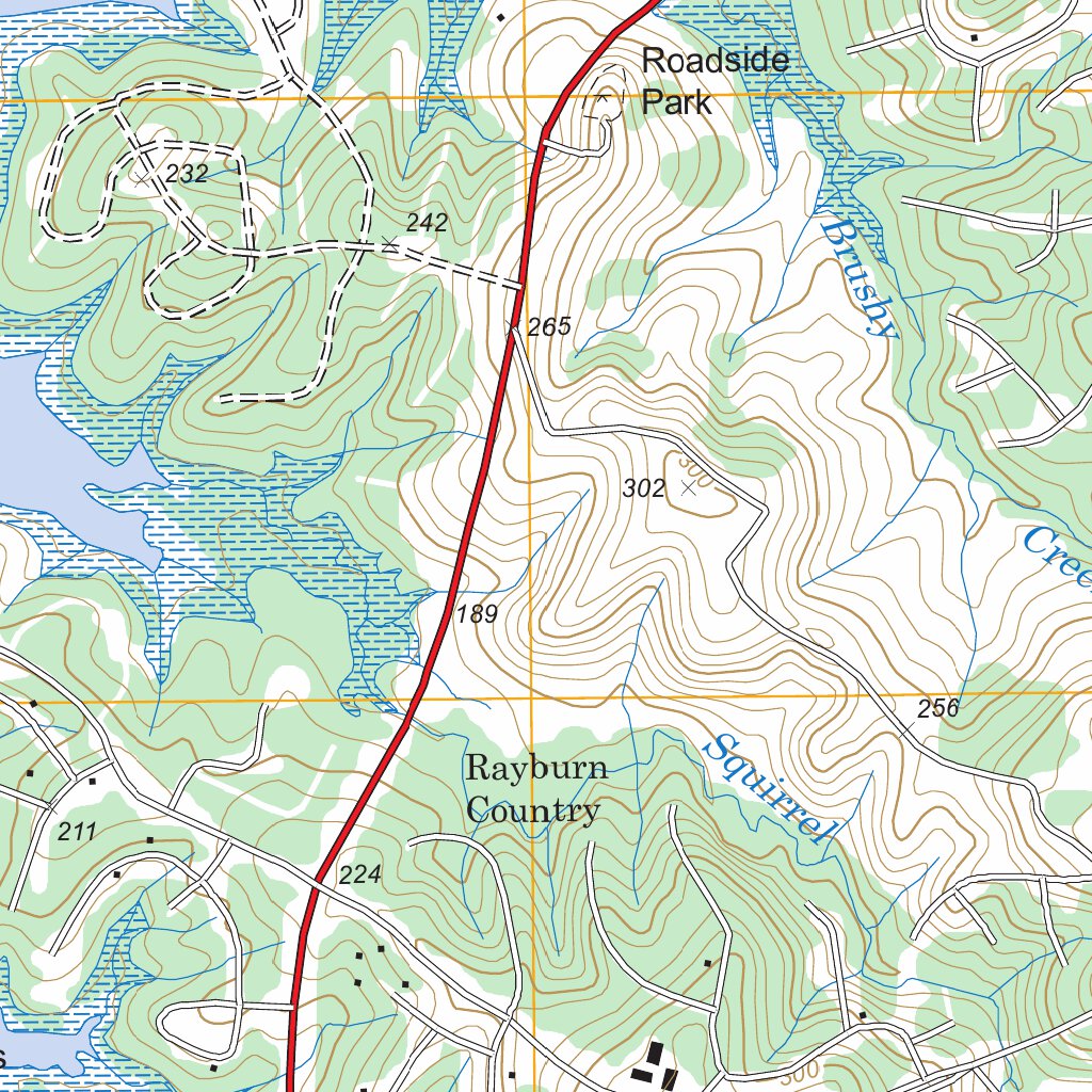 McGee Bend, TX FSTopo Legacy Map by US Forest Service - Topo | Avenza Maps