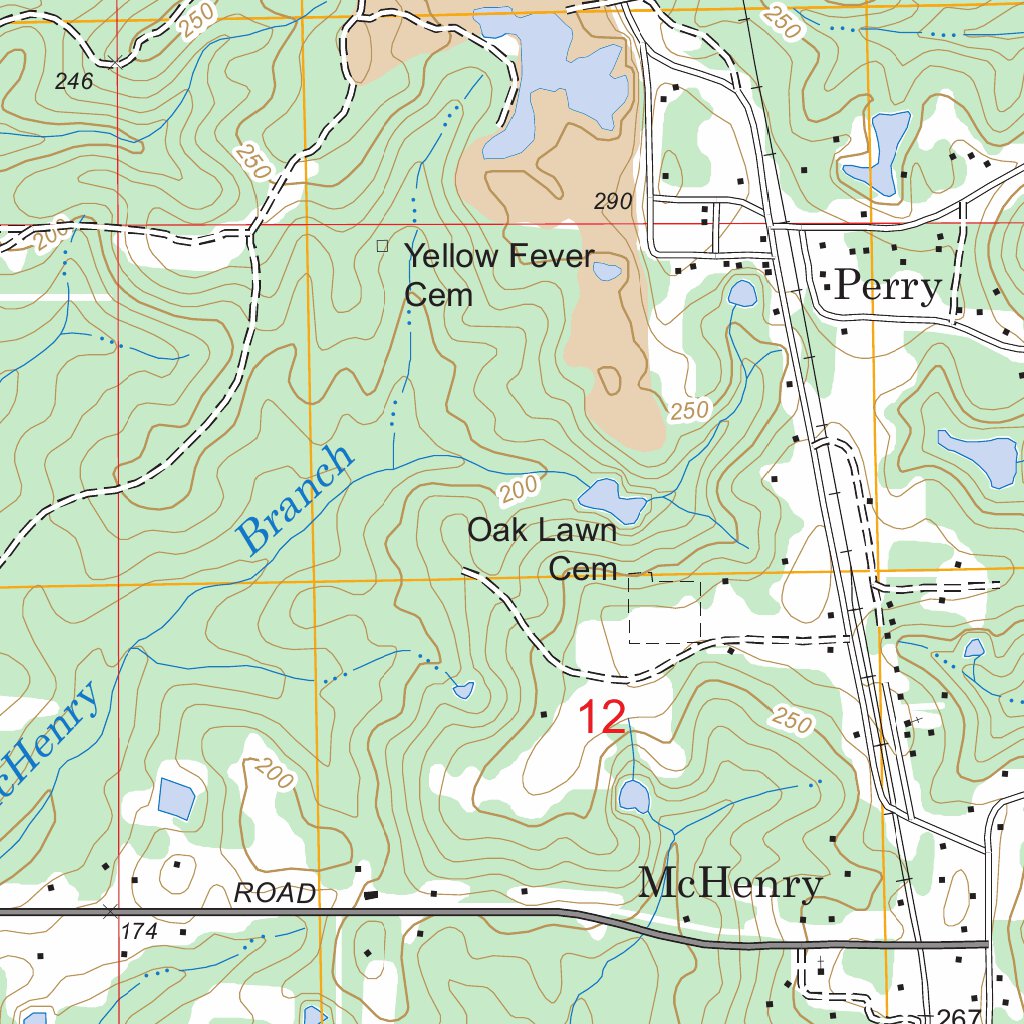 McHenry, MS FSTopo Legacy Map by US Forest Service - Topo | Avenza Maps