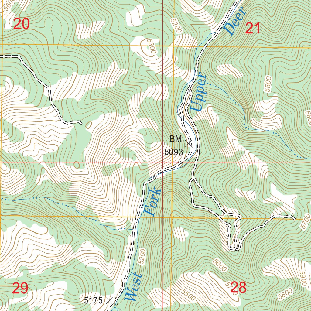 McLeod, MT FSTopo Legacy Map by US Forest Service - Topo | Avenza Maps