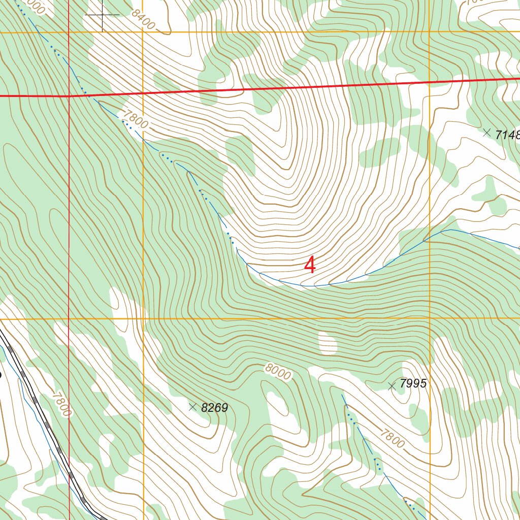 Meade Peak, ID FSTopo Legacy Map by US Forest Service - Topo | Avenza Maps