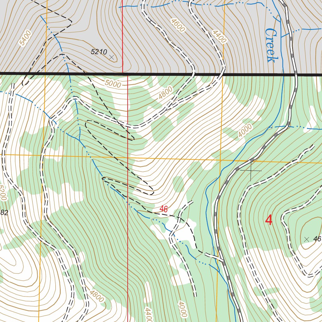 Meadow Peak, MT FSTopo Legacy Map by US Forest Service - Topo | Avenza Maps