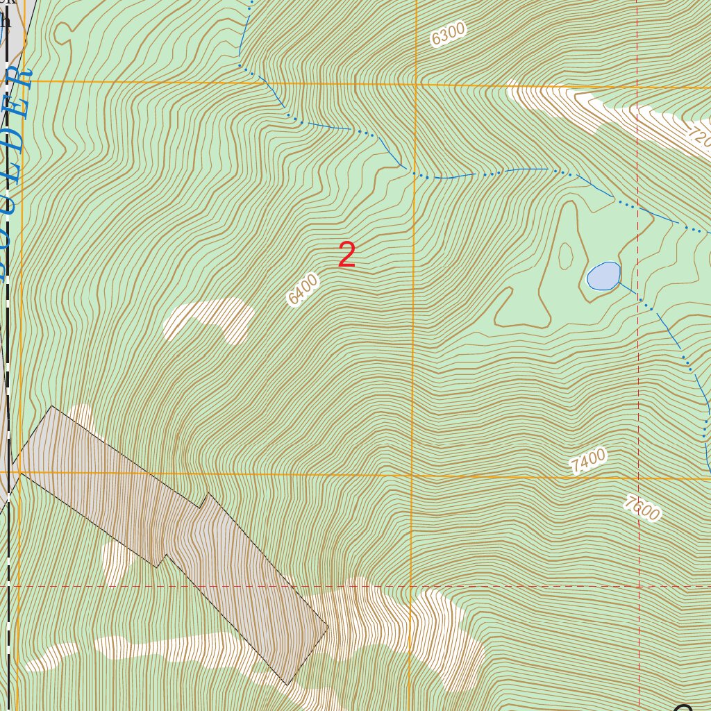 McLeod Basin, MT FSTopo Legacy Map by US Forest Service - Topo | Avenza ...