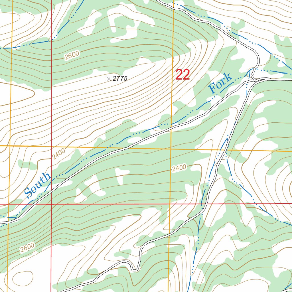 Metolius Bench, OR FSTopo Legacy Map by US Forest Service - Topo ...