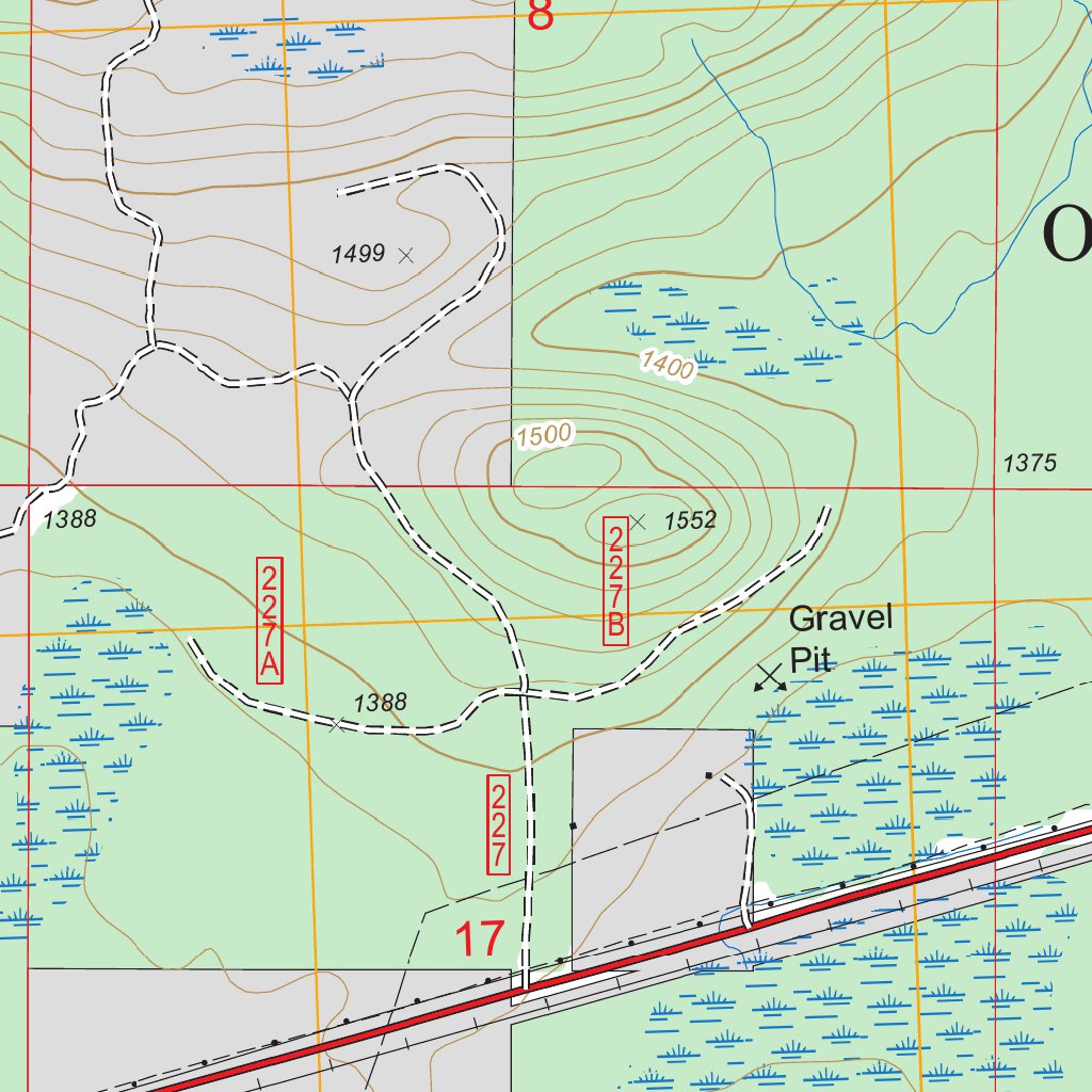 Merriweather, MI FSTopo Legacy Map by US Forest Service - Topo | Avenza ...