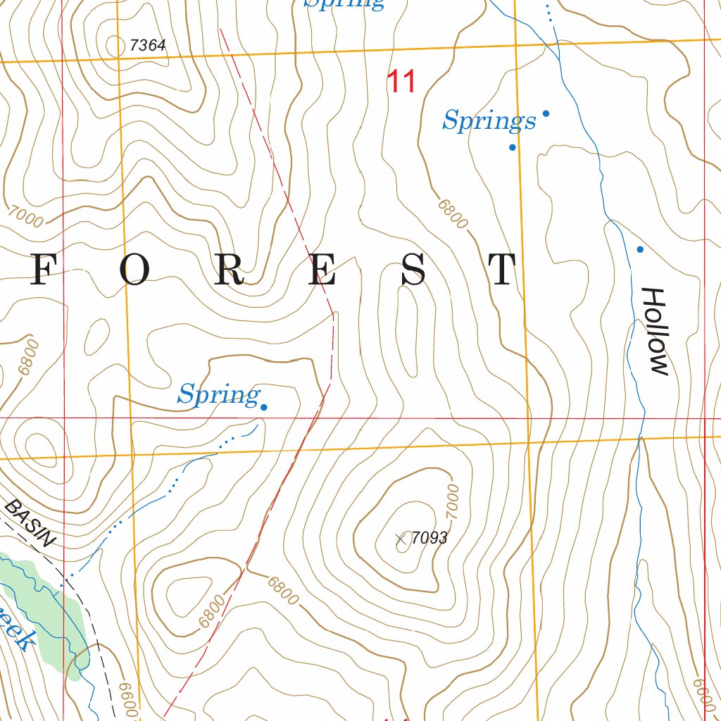 Miller Peak, ID FSTopo Legacy Map by US Forest Service - Topo | Avenza Maps