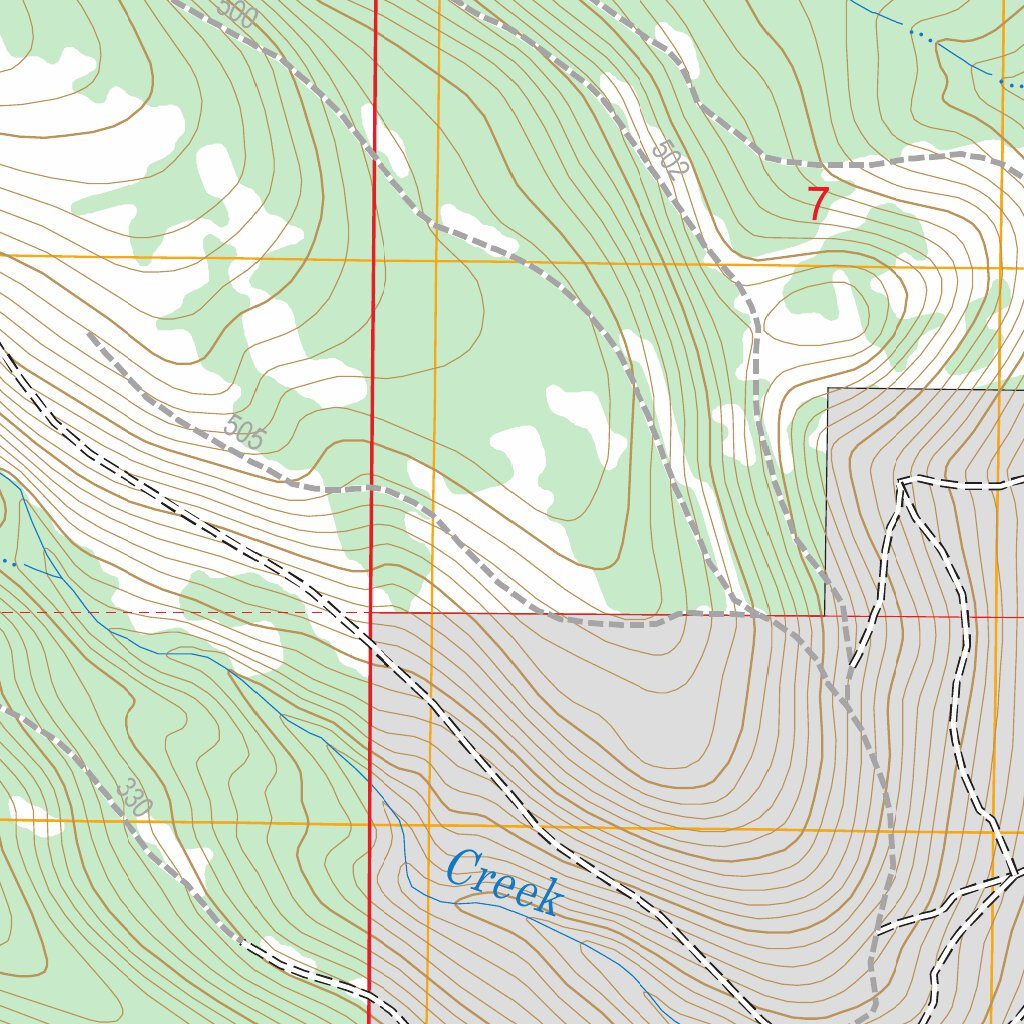 Miller Lake, OR FSTopo Legacy Map by US Forest Service - Topo | Avenza Maps