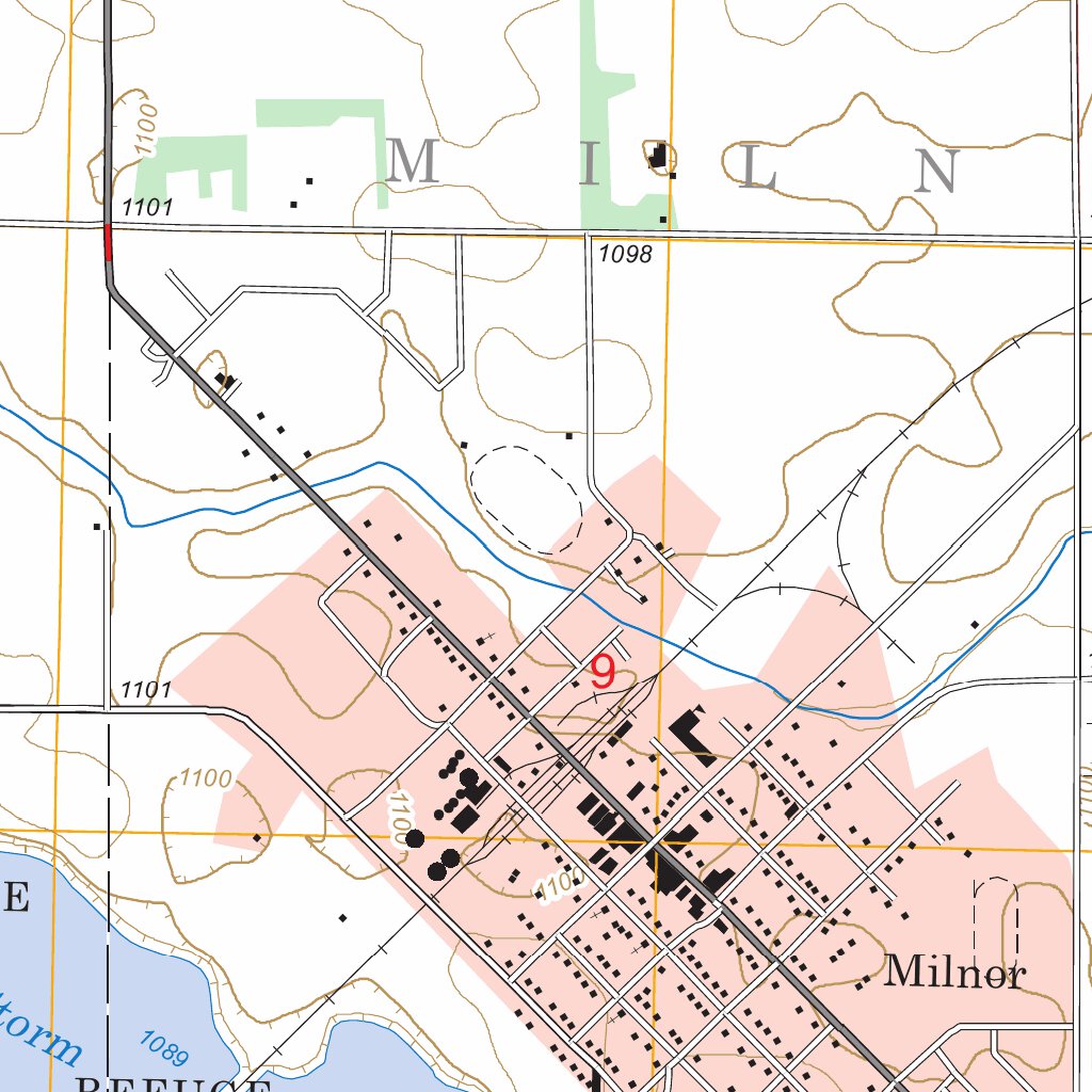 Milnor, ND FSTopo Legacy Map by US Forest Service - Topo | Avenza Maps