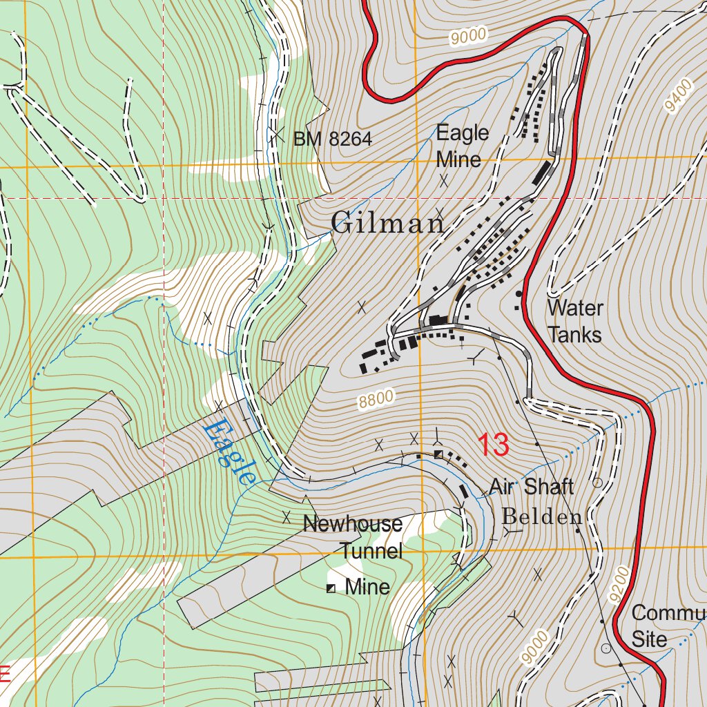 Minturn, CO FSTopo Legacy Map by US Forest Service - Topo | Avenza Maps