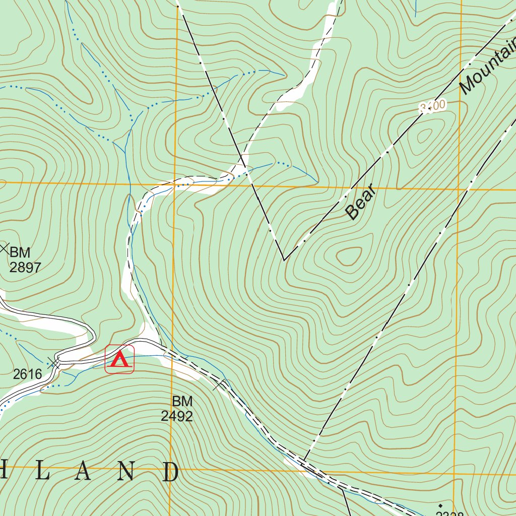 Monterey SE, VA FSTopo Legacy Map by US Forest Service - Topo | Avenza Maps