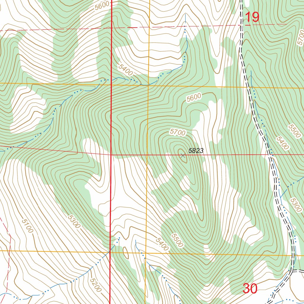 Moore SW, MT FSTopo Legacy Map by US Forest Service - Topo | Avenza Maps