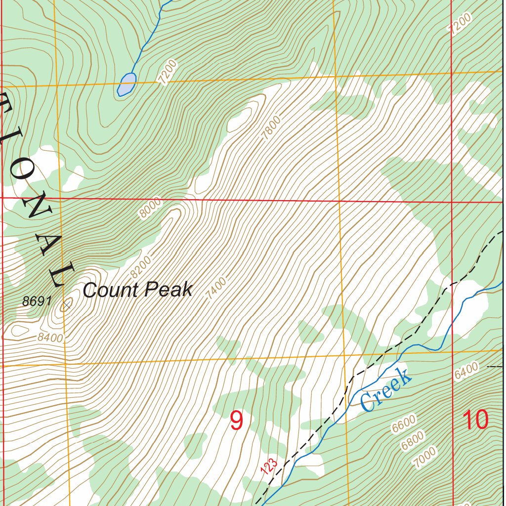 Morrell Lake, MT FSTopo Legacy Map by US Forest Service - Topo | Avenza ...