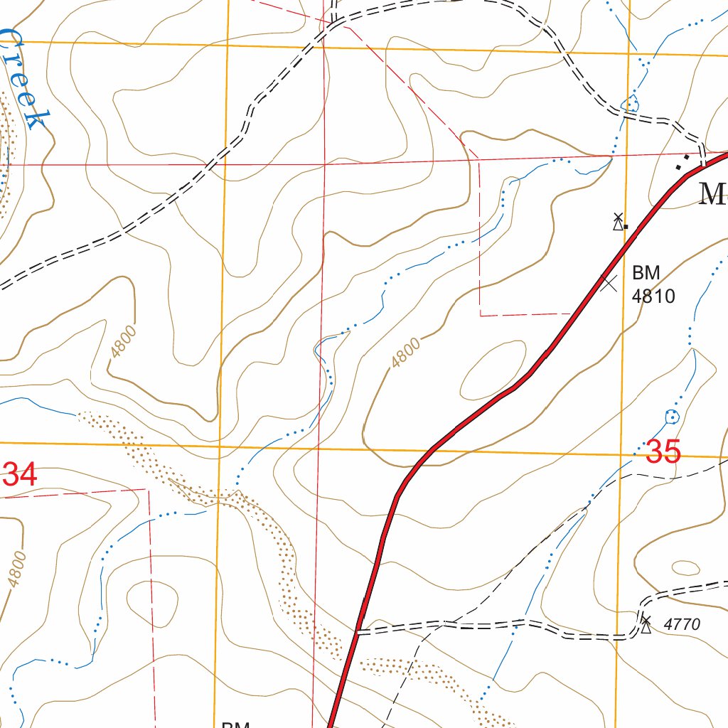 Moses, OK - NM FSTopo Legacy Map by US Forest Service - Topo | Avenza Maps