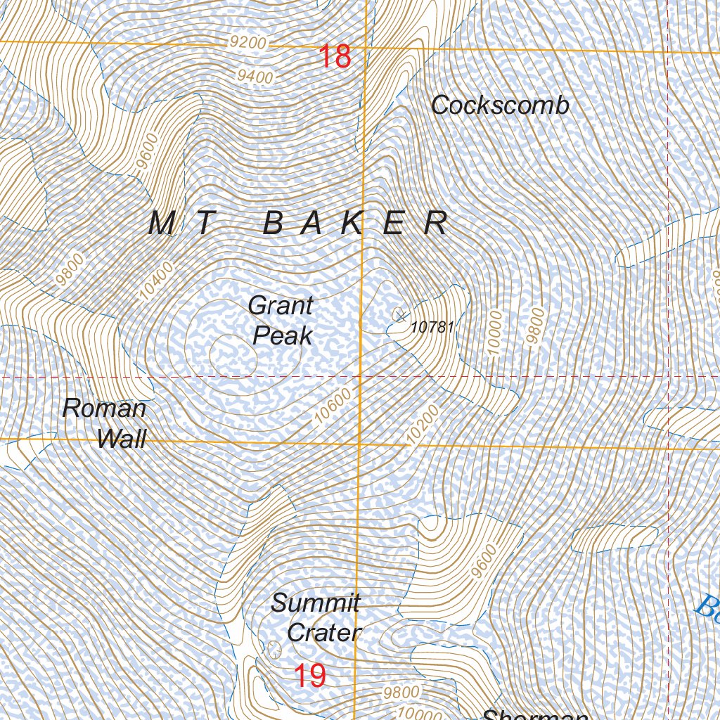 Mount Baker, WA FSTopo Legacy Map by US Forest Service - Topo | Avenza Maps