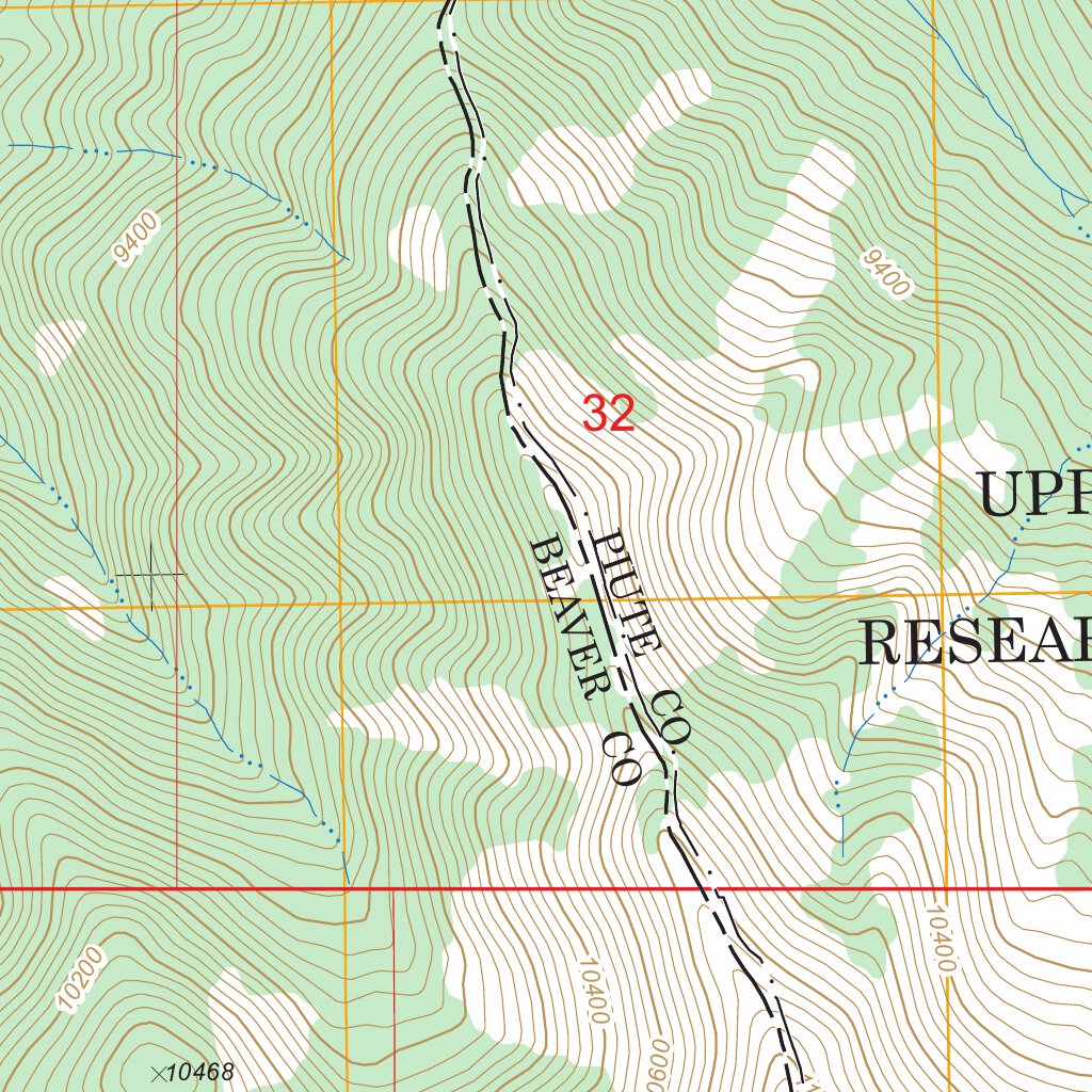 Mount Belknap, UT FSTopo Legacy Map by US Forest Service - Topo ...