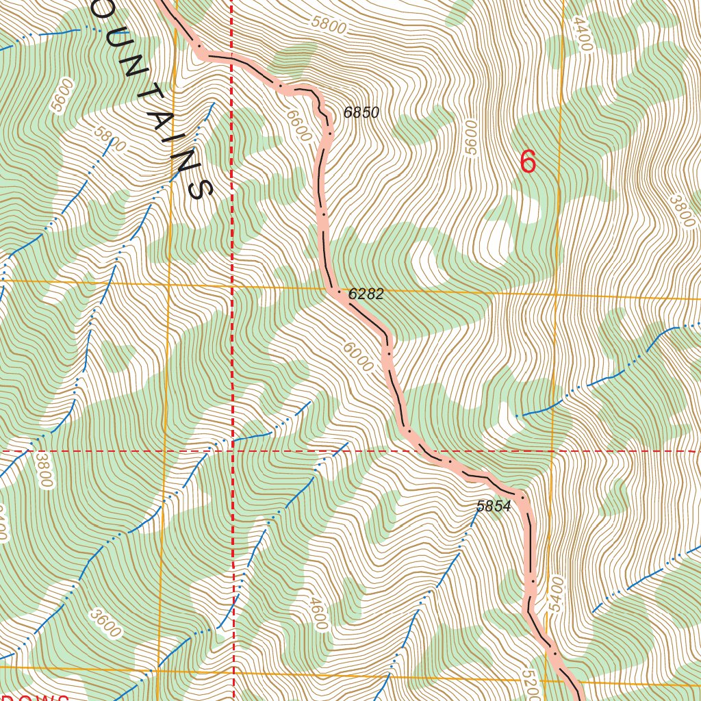 Mount David, WA FSTopo Legacy Map by US Forest Service - Topo | Avenza Maps