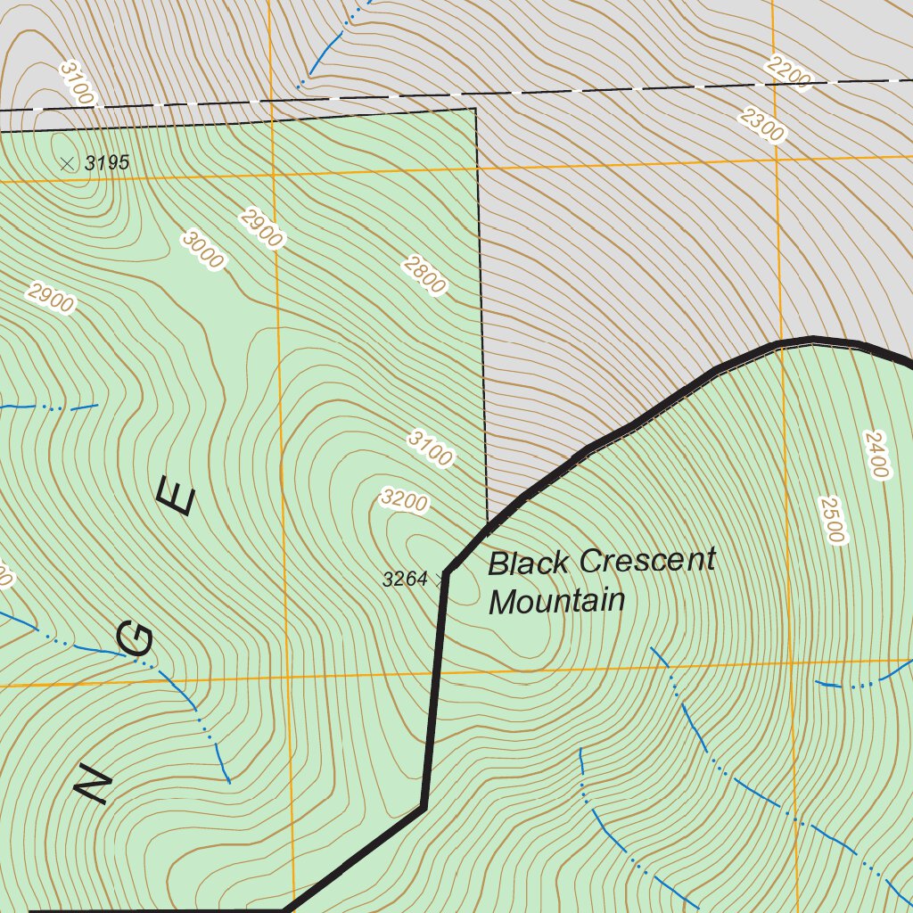 Mount Crescent, NH FSTopo Legacy Map by US Forest Service - Topo ...