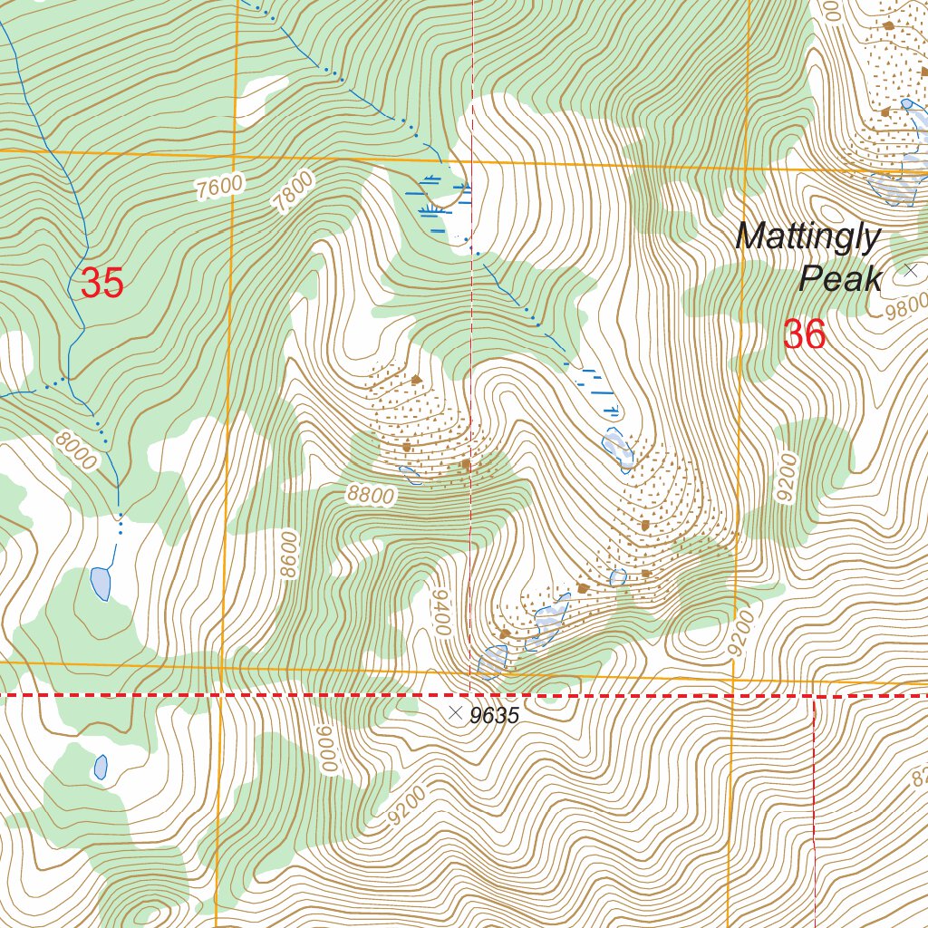 Mount Everly, ID FSTopo Legacy Map by US Forest Service - Topo | Avenza ...