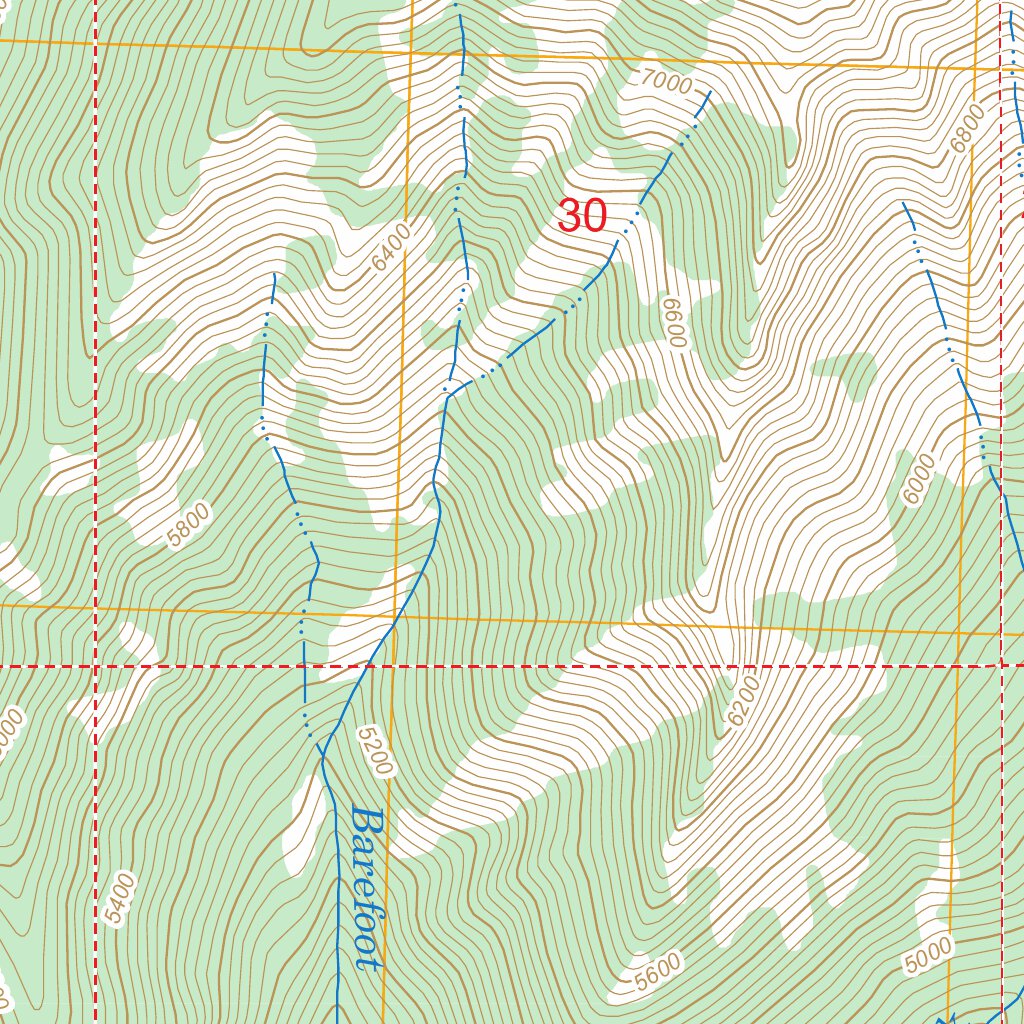 Mount George, ID FSTopo Legacy Map by US Forest Service - Topo | Avenza ...