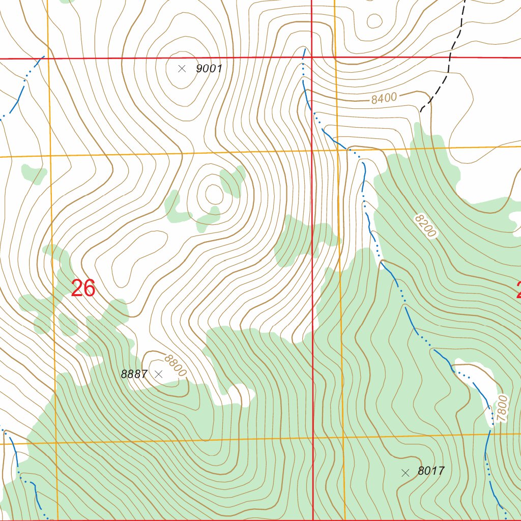 Mount Hicks, NV FSTopo Legacy Map by US Forest Service - Topo | Avenza Maps