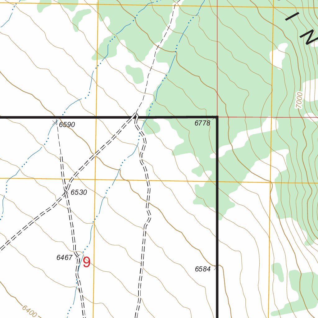 Mount Hamilton, NV FSTopo Legacy Map by US Forest Service - Topo ...
