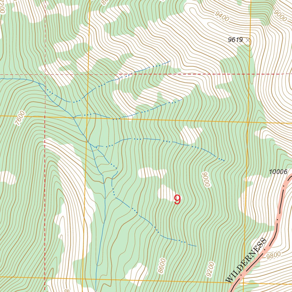 Mount Jordan, ID FSTopo Legacy Map by US Forest Service - Topo | Avenza ...