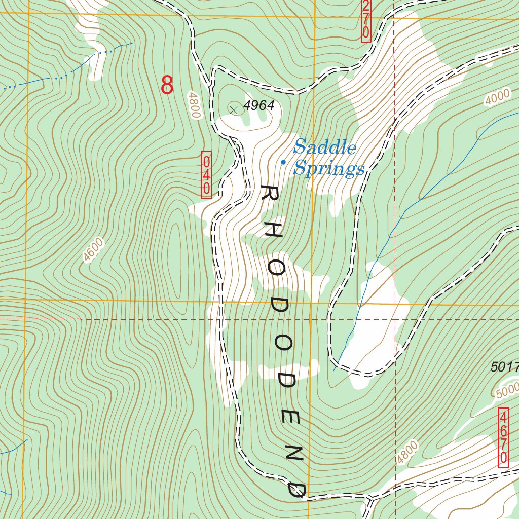 Mount Lowe, OR FSTopo Legacy Map by US Forest Service - Topo | Avenza Maps