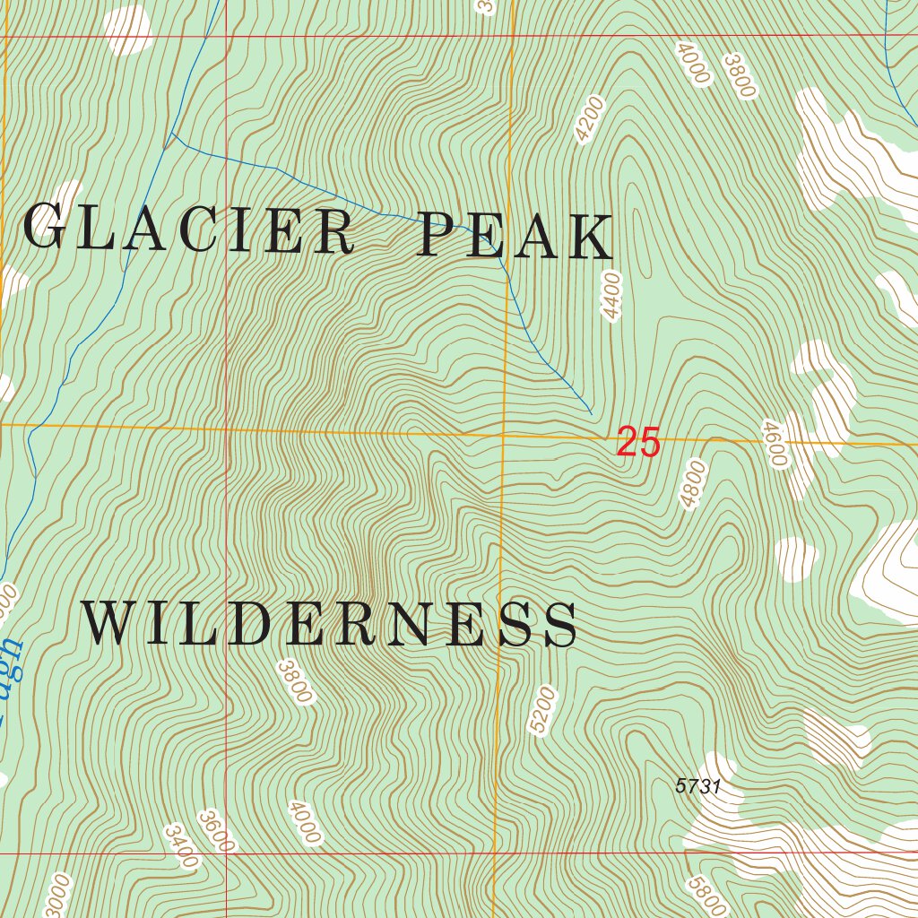 Mount Pugh, WA FSTopo Legacy Map by US Forest Service - Topo | Avenza Maps