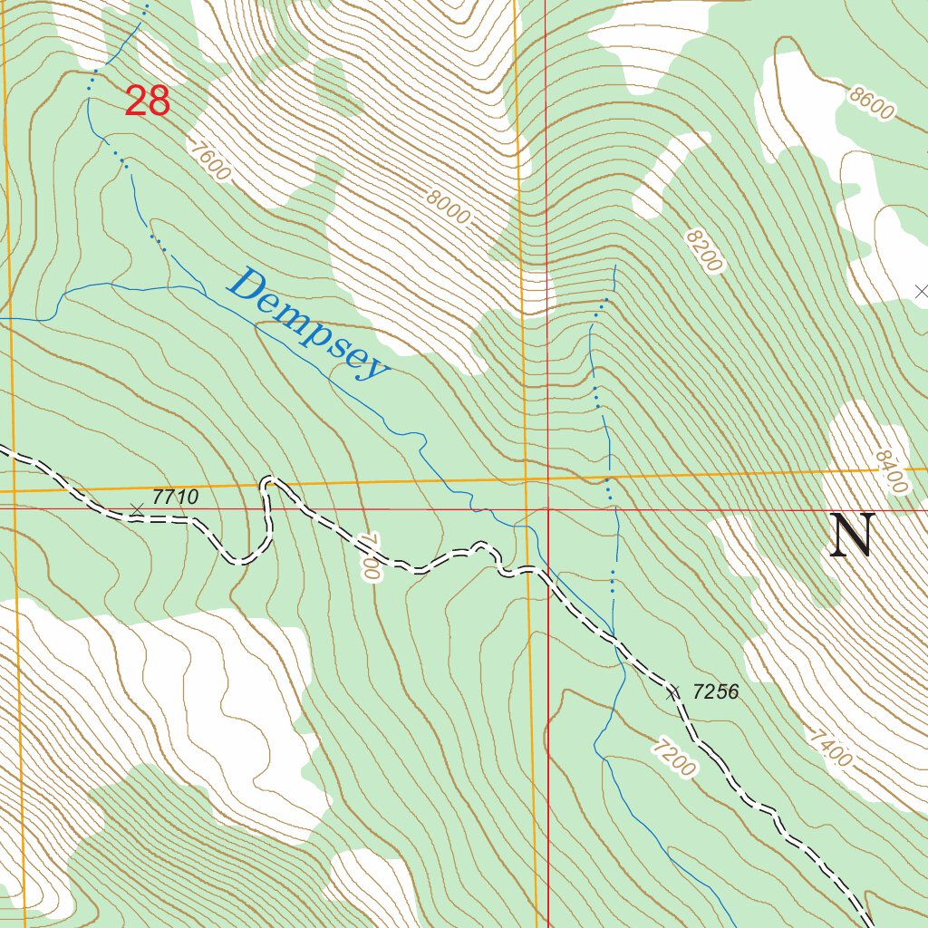 Mount Powell, MT FSTopo Legacy Map by US Forest Service - Topo | Avenza ...