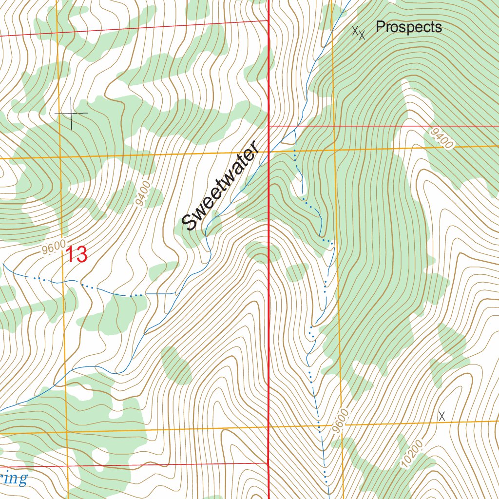 Mount Patterson, CA - NV FSTopo Legacy Map by US Forest Service - Topo ...