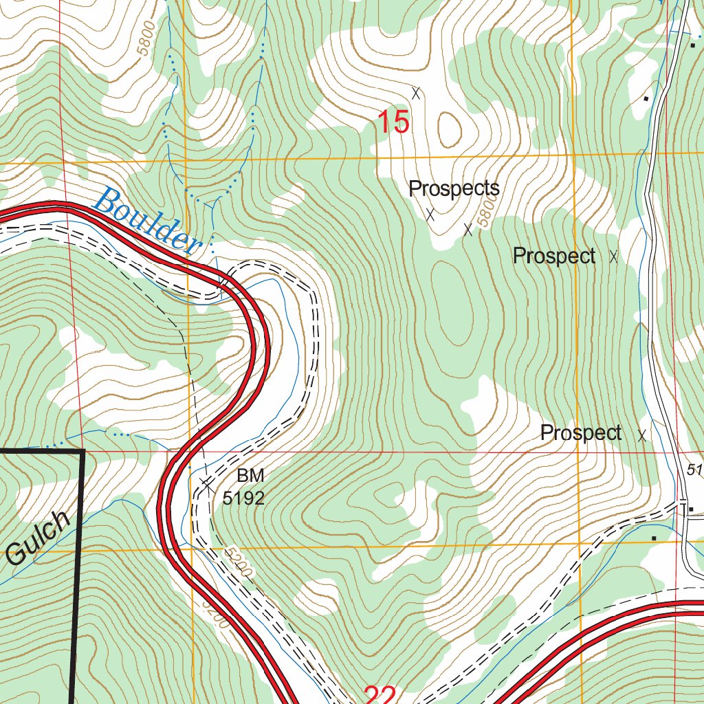 Mount Thompson, MT FSTopo Legacy Map by US Forest Service - Topo ...