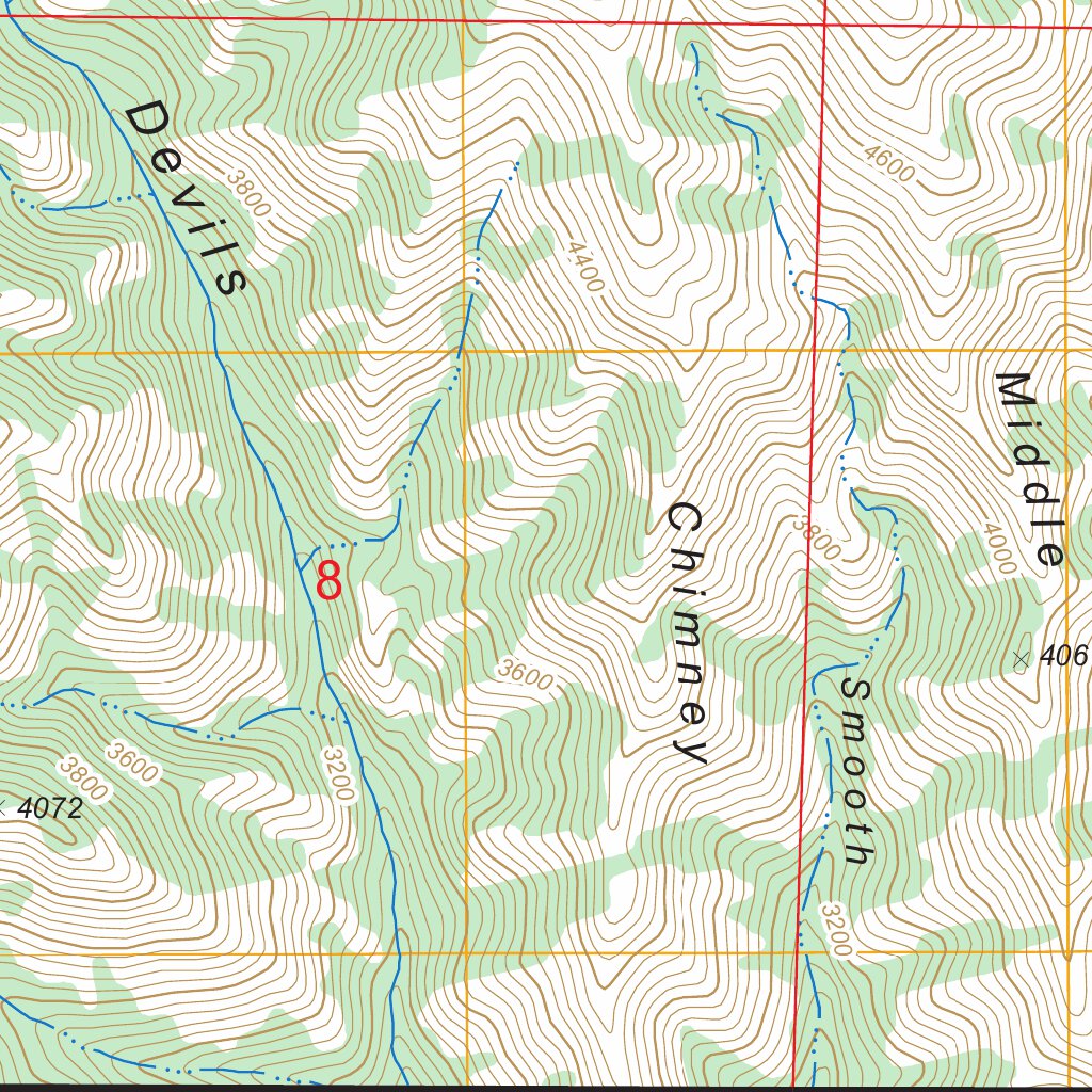 Mountain View, WA FSTopo Legacy Map by US Forest Service - Topo ...