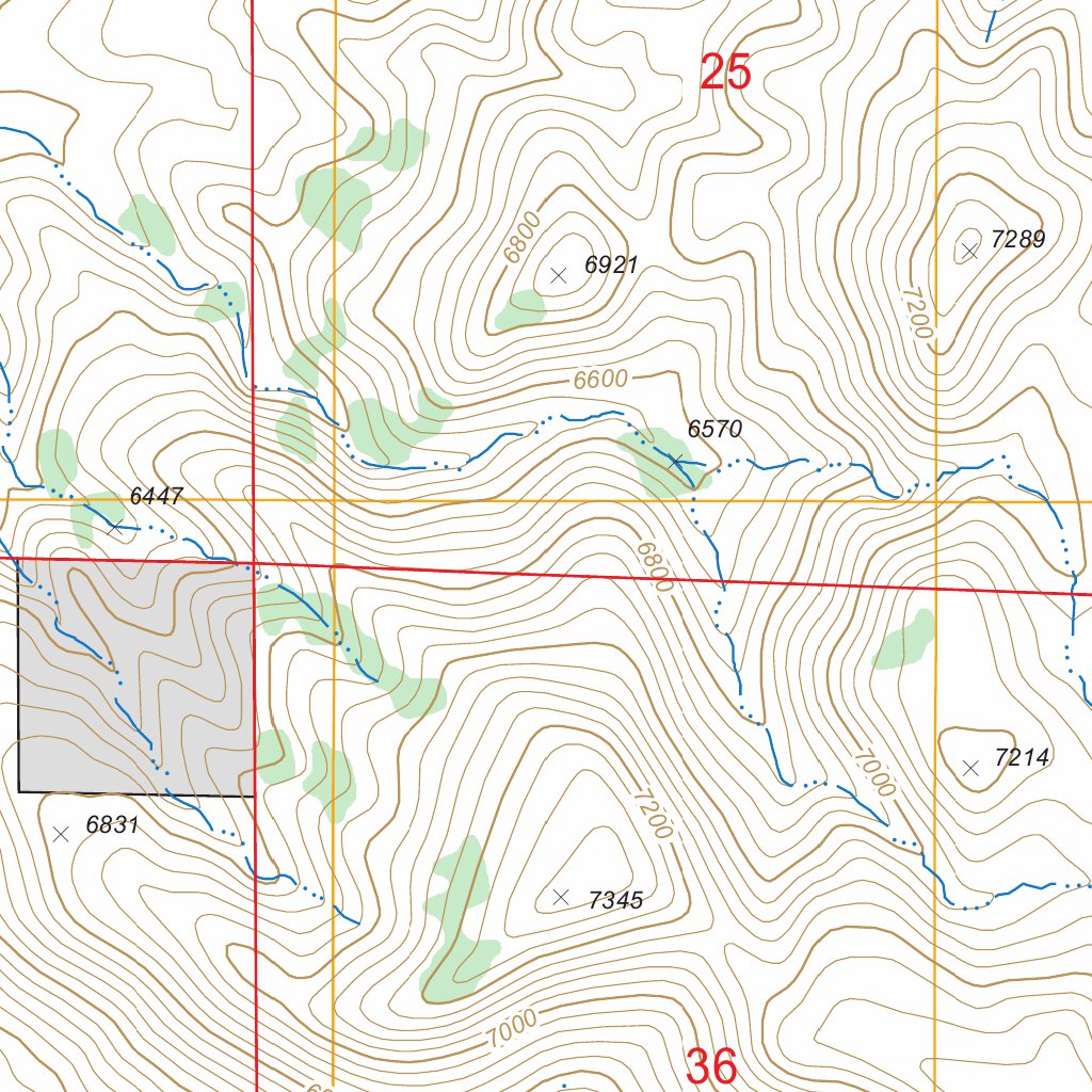 Mud Spring, NV FSTopo Legacy Map by US Forest Service - Topo | Avenza Maps