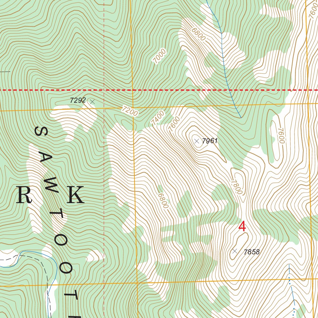 Mount Wright, MT FSTopo Legacy Map by US Forest Service - Topo | Avenza ...