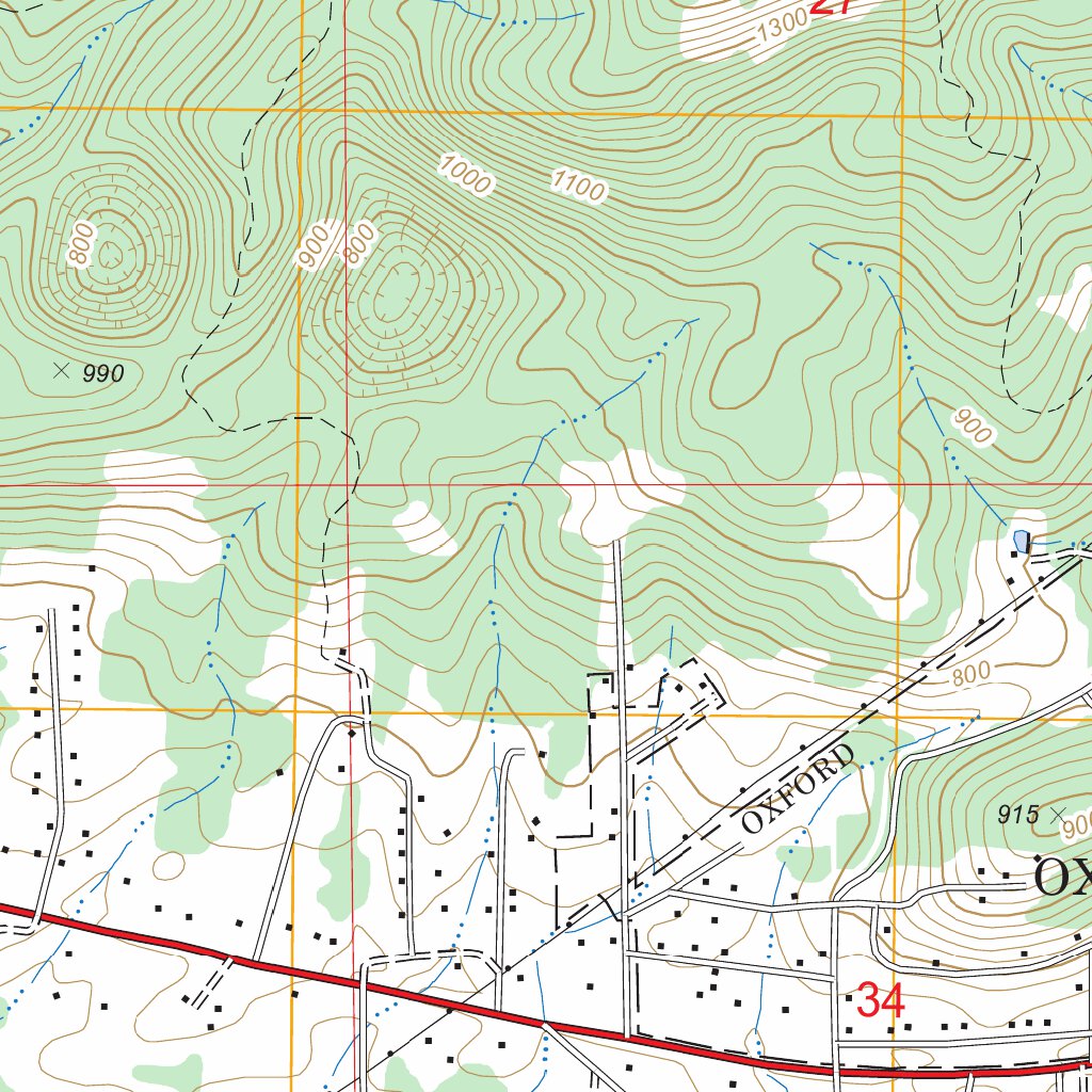 Munford, AL FSTopo Legacy Map by US Forest Service - Topo | Avenza Maps