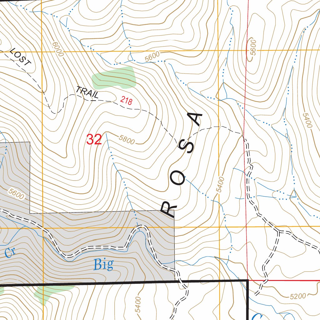 Mullinix Creek, NV FSTopo Legacy Map by US Forest Service - Topo ...