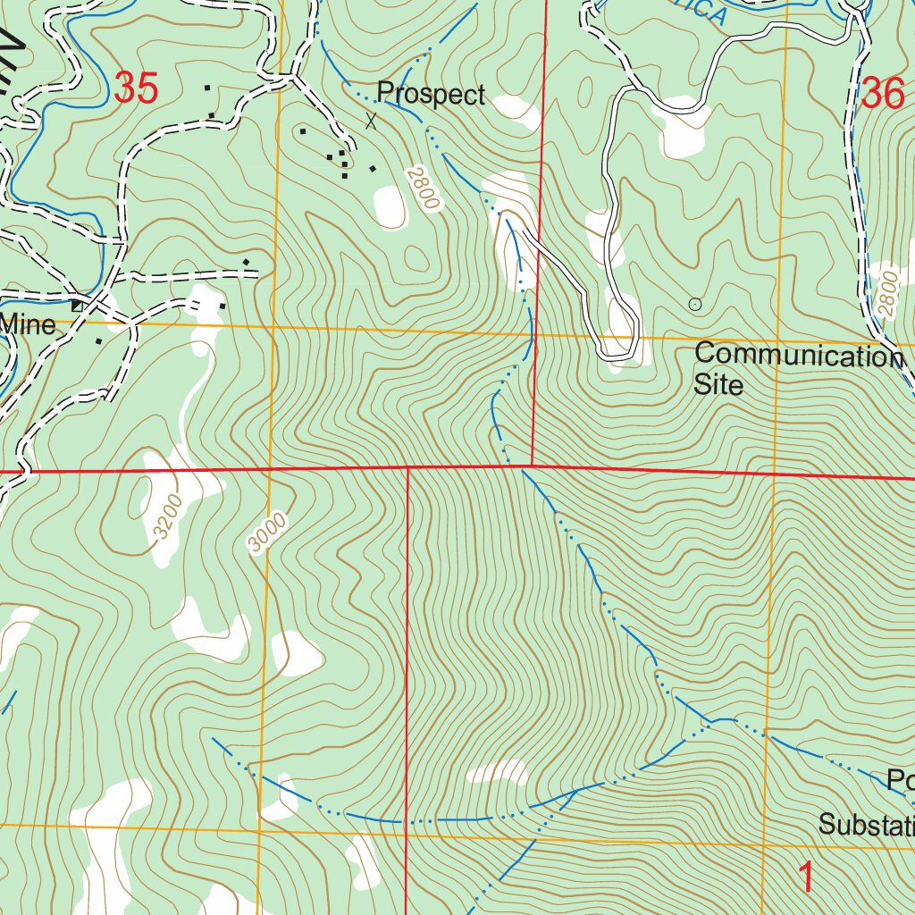 Murphys, CA FSTopo Legacy Map by US Forest Service - Topo | Avenza Maps