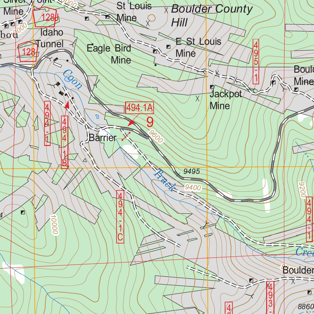 Nederland, CO FSTopo Legacy Map by US Forest Service - Topo | Avenza Maps