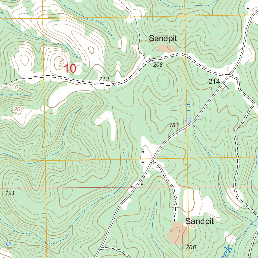 Neely, MS FSTopo Legacy Map by US Forest Service - Topo | Avenza Maps