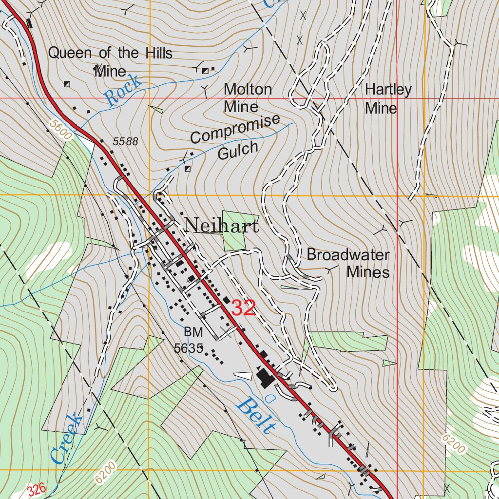 Neihart, MT FSTopo Legacy Map by US Forest Service - Topo | Avenza Maps