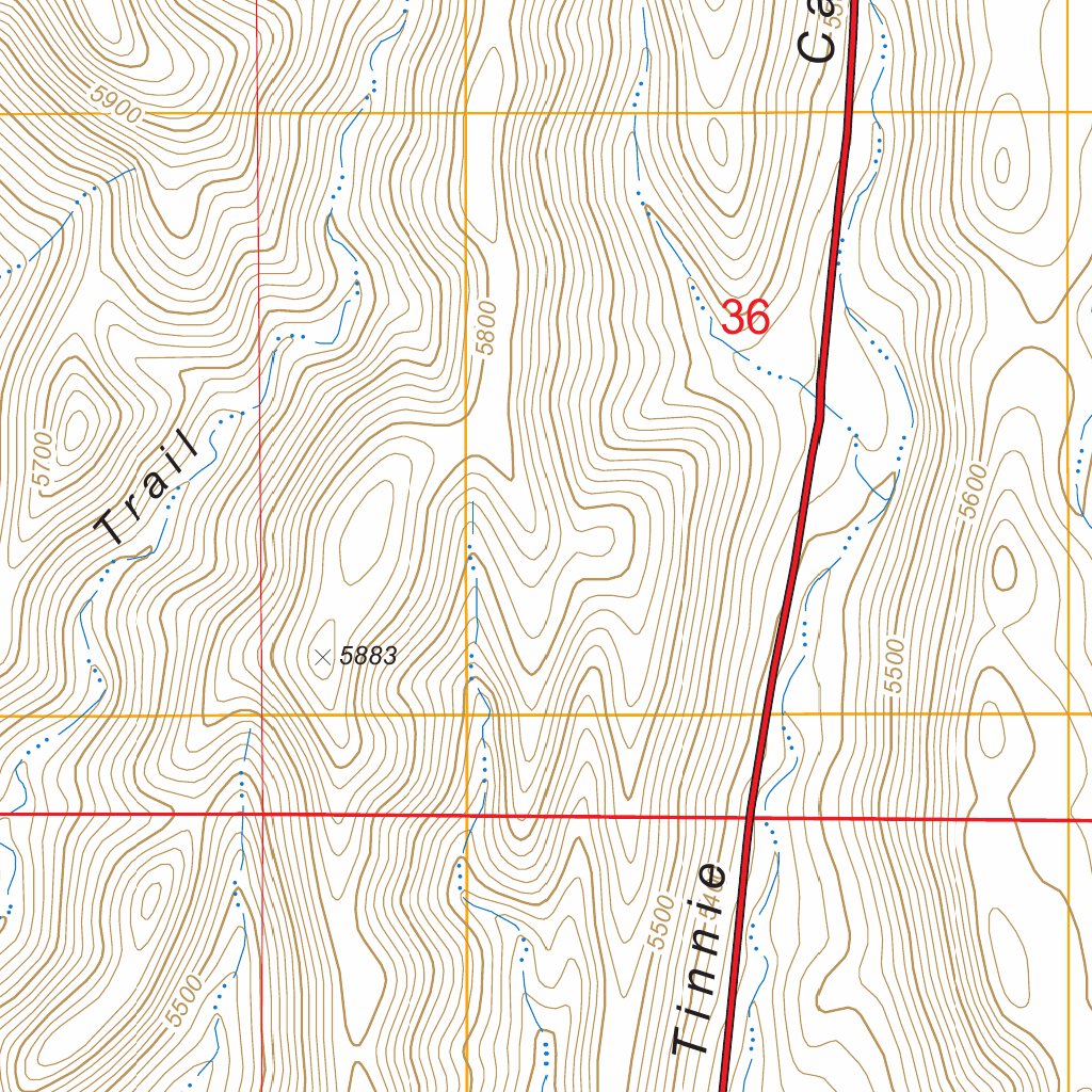Nelson Canyon West, NM FSTopo Legacy Map by US Forest Service - Topo ...