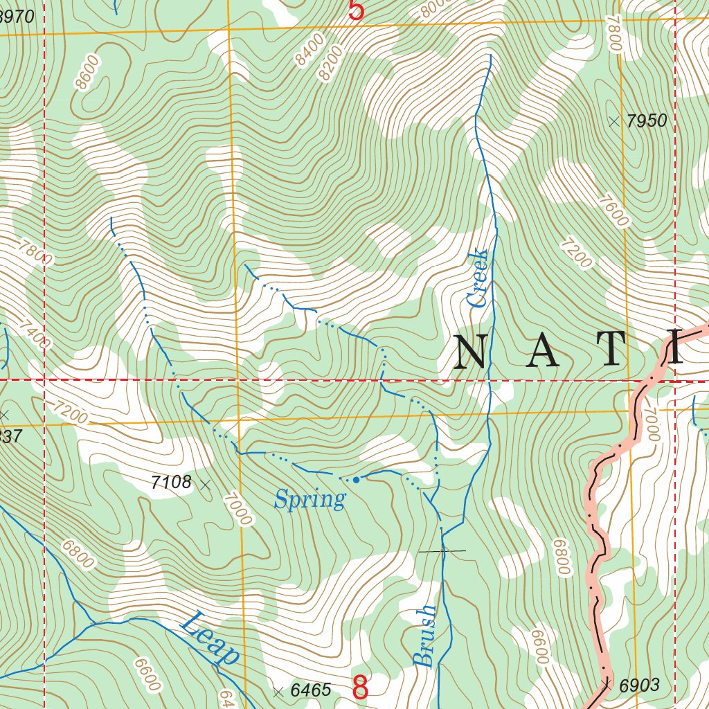 New Harmony, UT FSTopo Legacy Map by US Forest Service - Topo | Avenza Maps