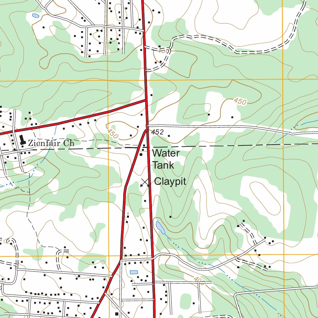 New Ellenton, SC FSTopo Legacy Map by US Forest Service - Topo | Avenza ...