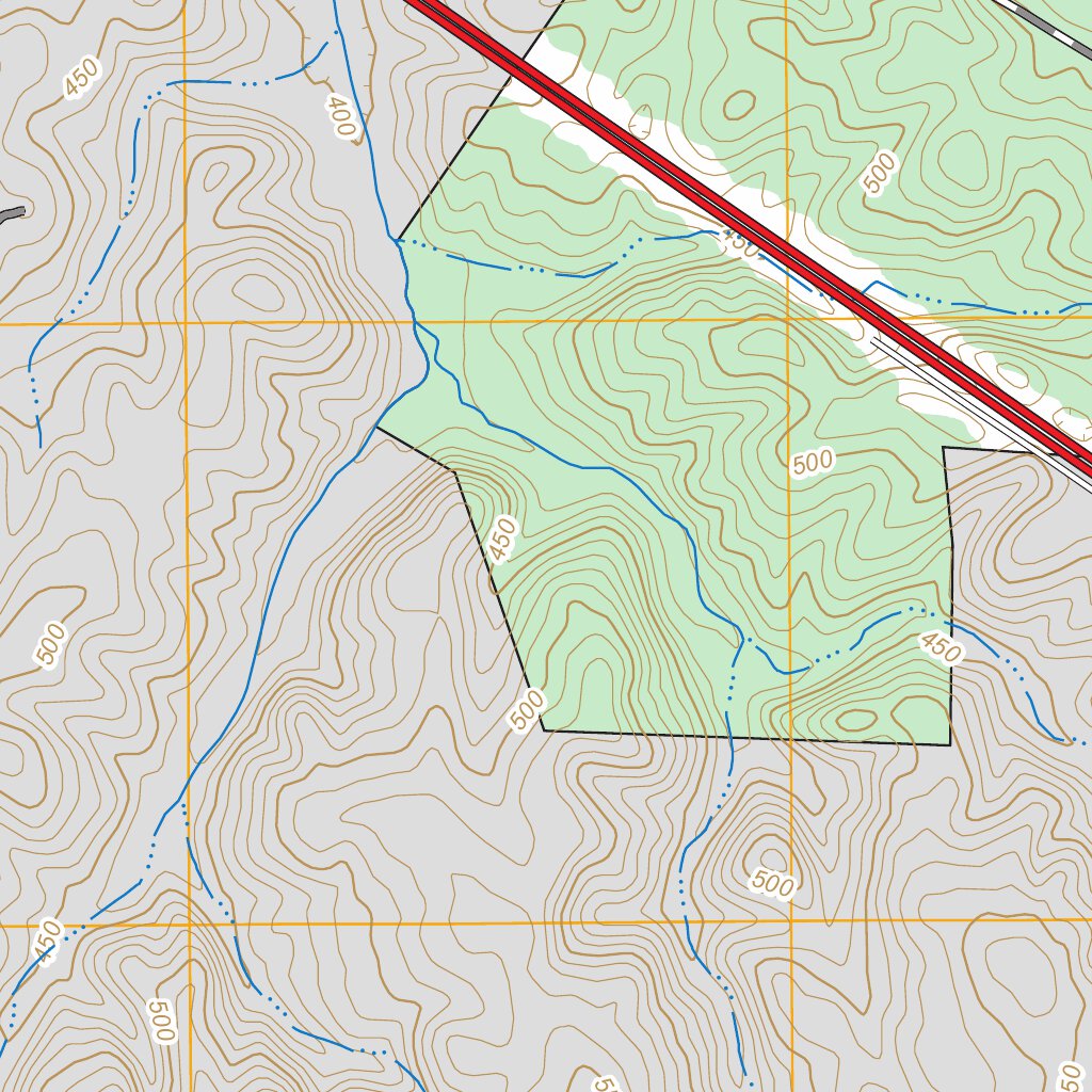 Newberry West, SC FSTopo Legacy Map by US Forest Service - Topo ...