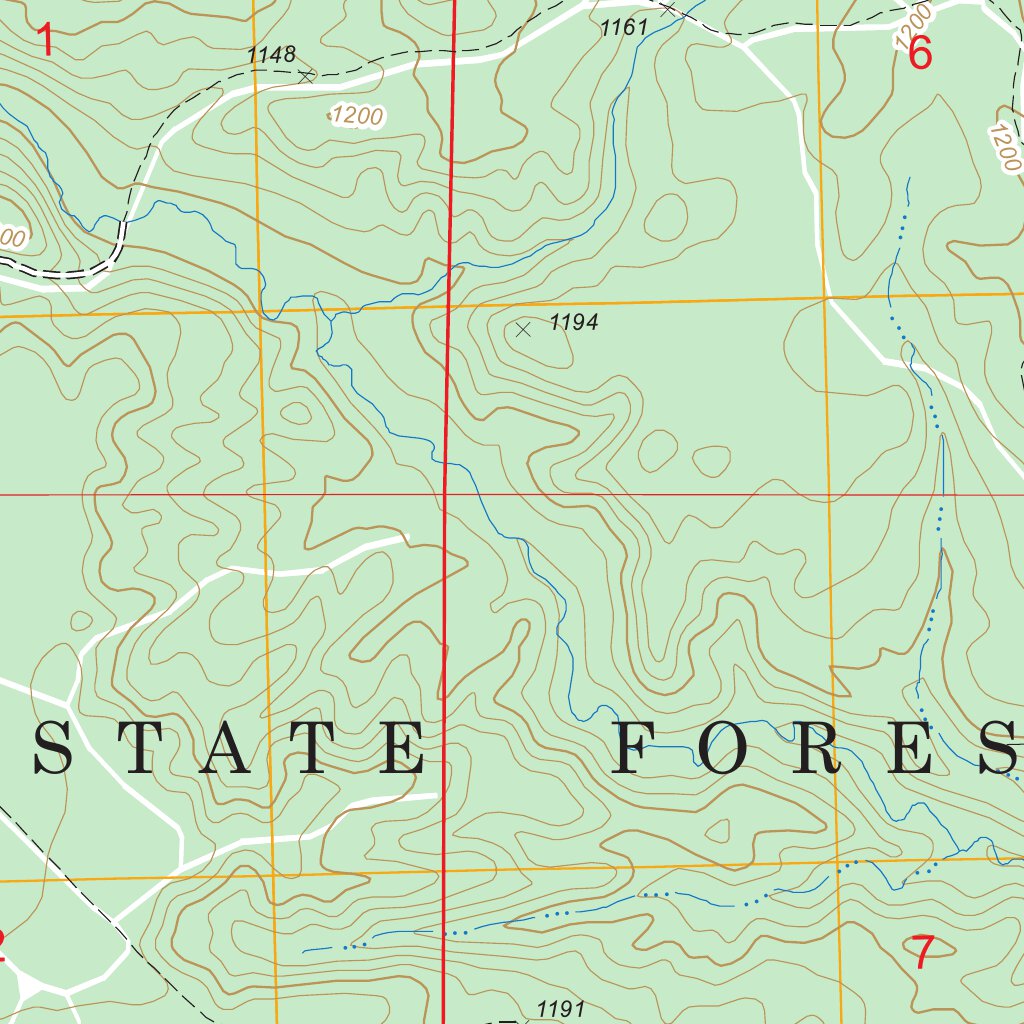 Nisula, MI FSTopo Legacy Map by US Forest Service - Topo | Avenza Maps