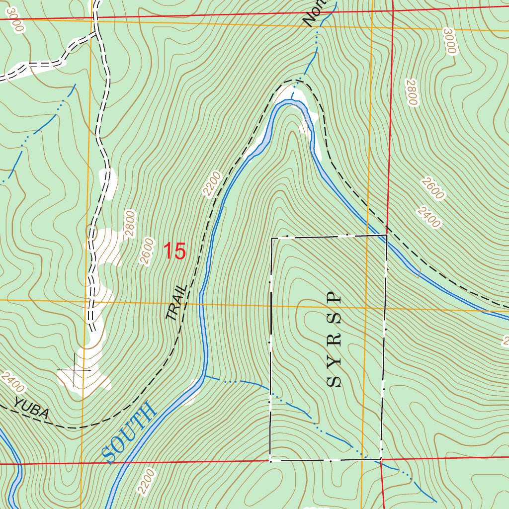 North Bloomfield, CA FSTopo Legacy Map by US Forest Service - Topo ...