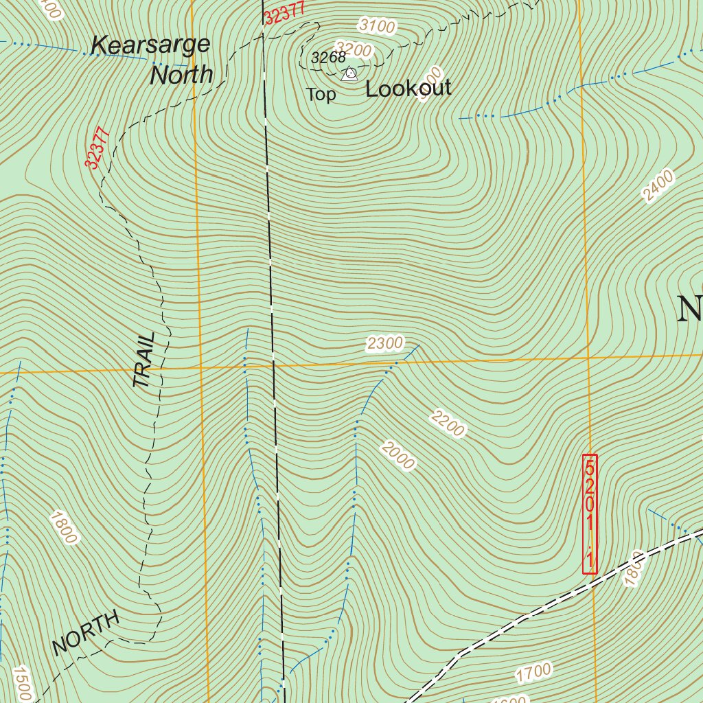 North Conway East, NH - ME FSTopo Legacy Map by US Forest Service ...