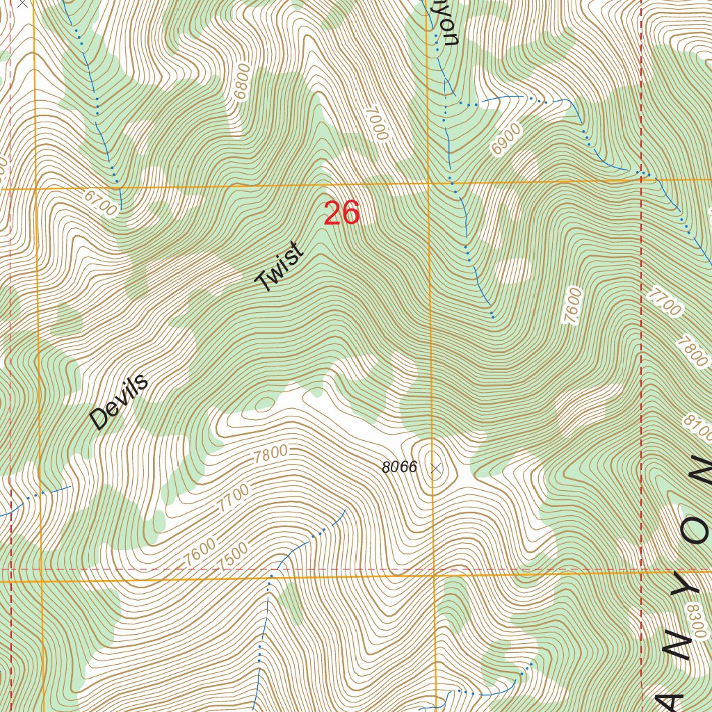 Oak City North, UT FSTopo Legacy Map by US Forest Service - Topo ...
