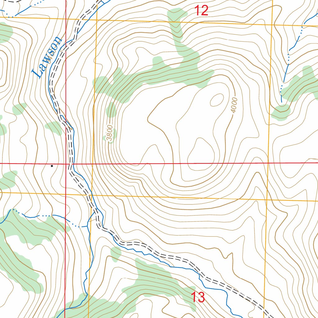 Ochoco Reservoir, OR FSTopo Legacy Map by US Forest Service - Topo ...