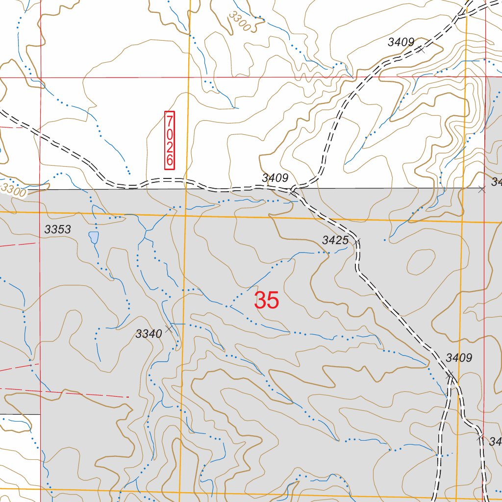 Oelrichs, SD FSTopo Legacy Map by US Forest Service - Topo | Avenza Maps