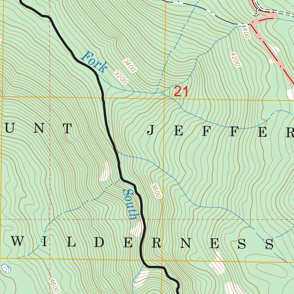Olallie Butte, OR FSTopo Legacy Map by US Forest Service - Topo ...